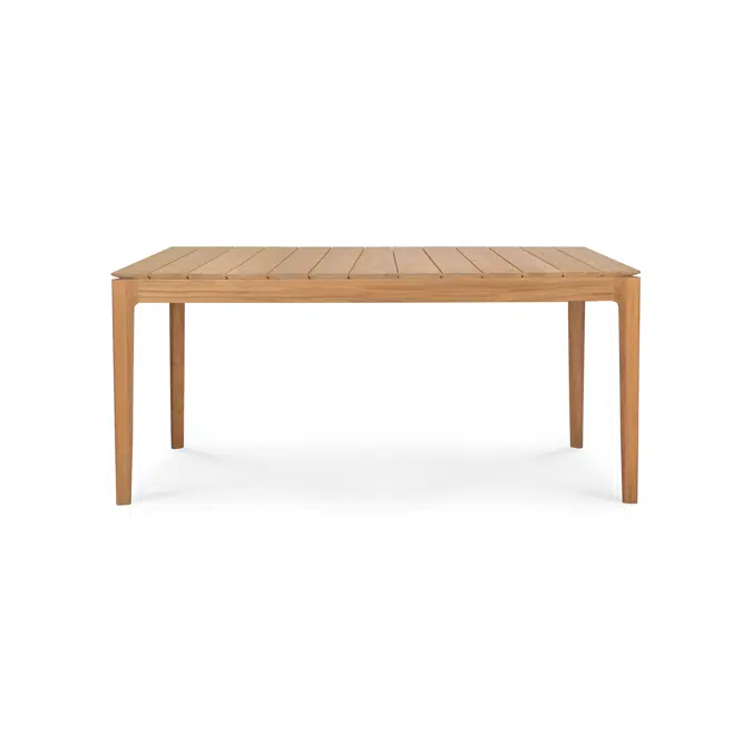 BIM objects - Free download! Bok outdoor table - teak - rectangular ...