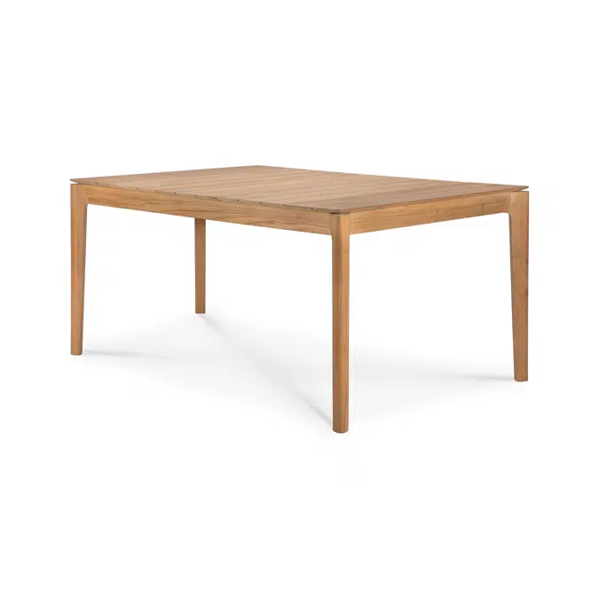 BIM objects - Free download! Bok outdoor table - teak - rectangular ...