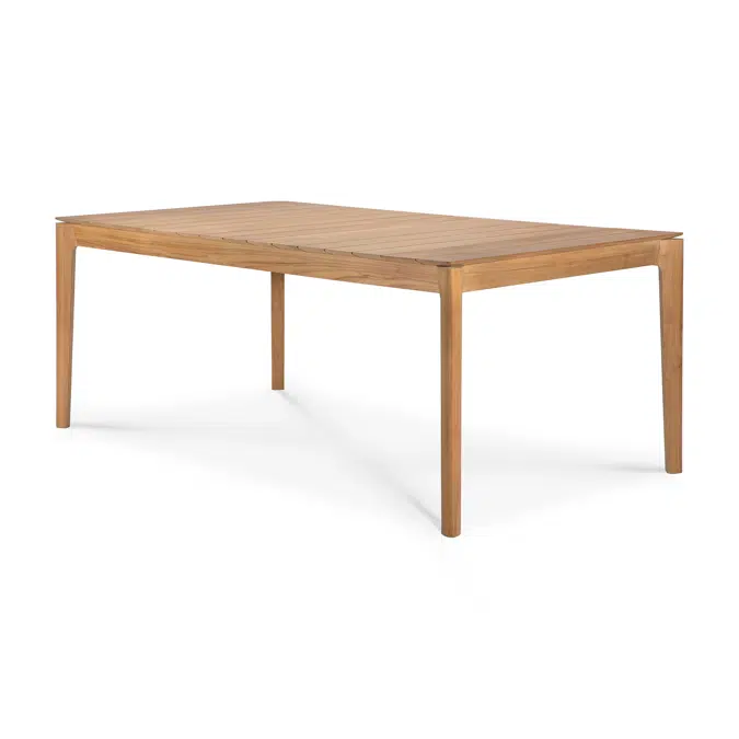 BIM objects - Free download! Bok outdoor table - teak - rectangular - 200x100x76 cm | BIMobject