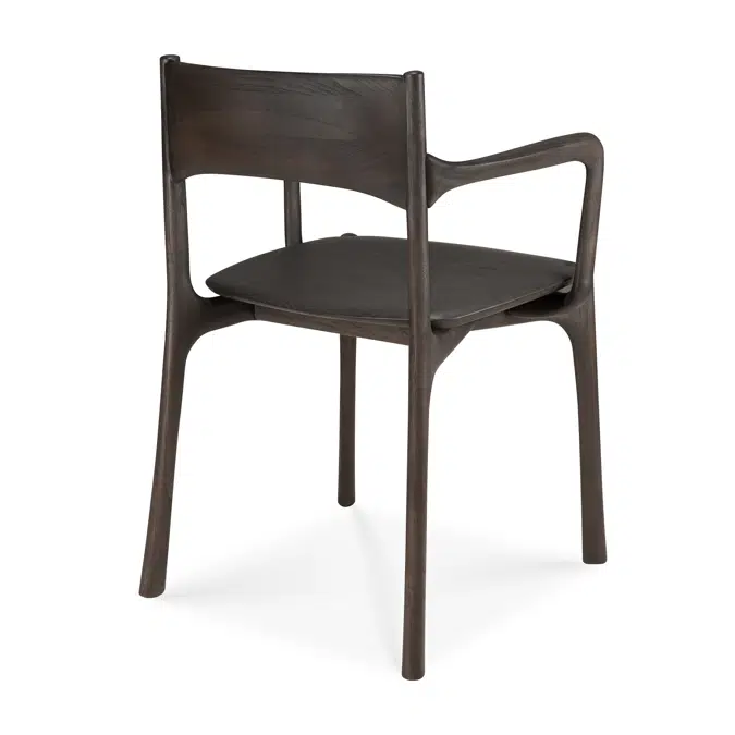 BIM objects - Free download! PI chair - varnished teak - dark brown ...