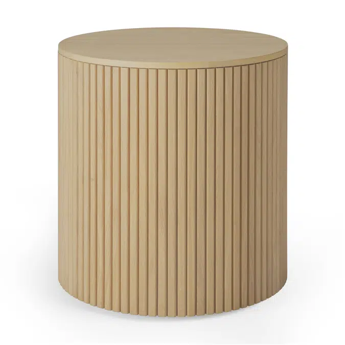 BIM objects - Free download! Roller Max side table - oak - round ...