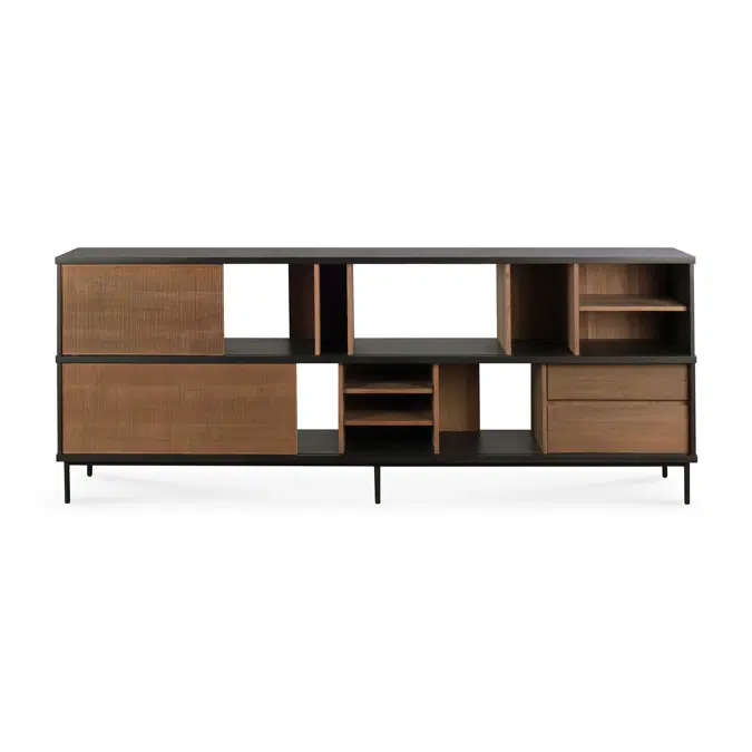 Objetos Bim - Download gratuito Oscar sideboard - teak - 2 sliding ...