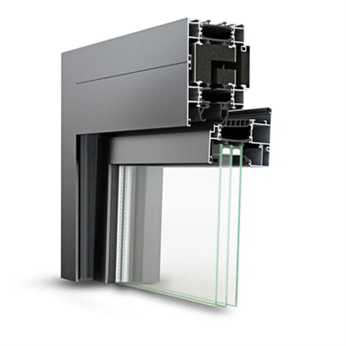 Objetos BIM - ¡Descarga gratis! Window HUECK lambda WS 090 / SA1 ...