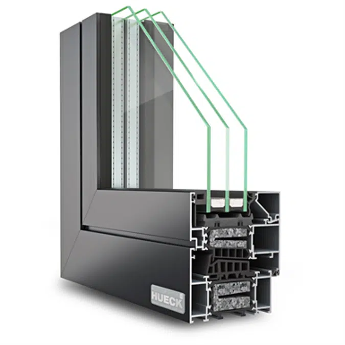 BIM objects - Free download! Window HUECK lambda WS 090 / SA1 | BIMobject