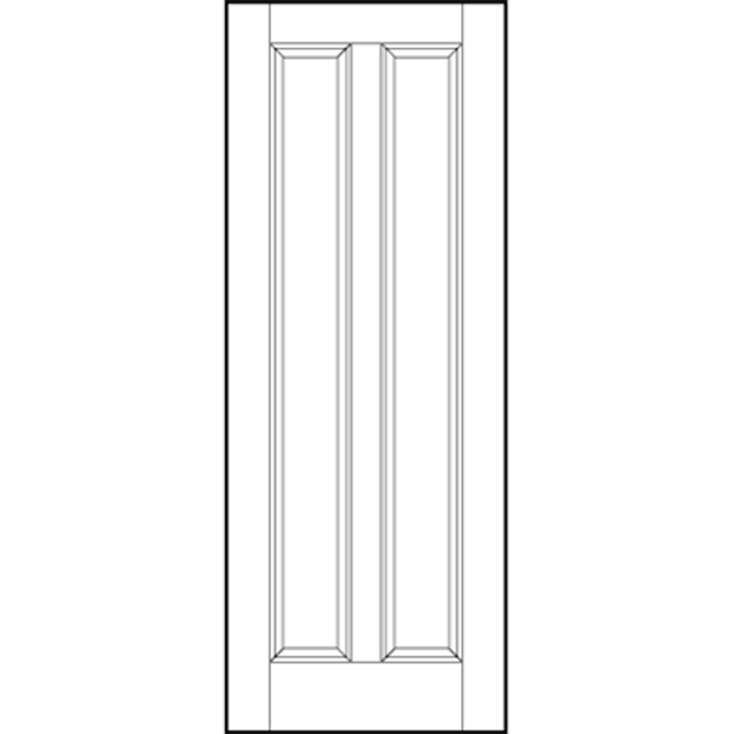 BIM objects - Free download! TruStile TS Series Door TS - TS2000 ...