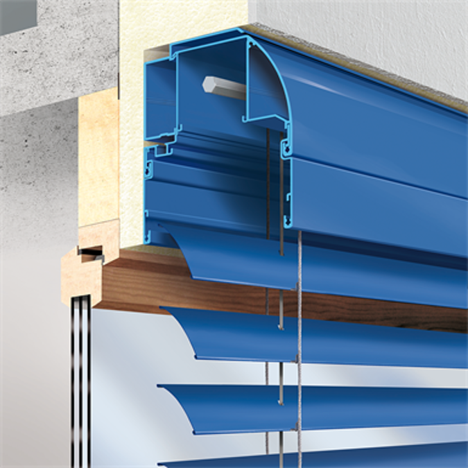 BIM objects - Free download! External Venetian Blind Solomatic II ...