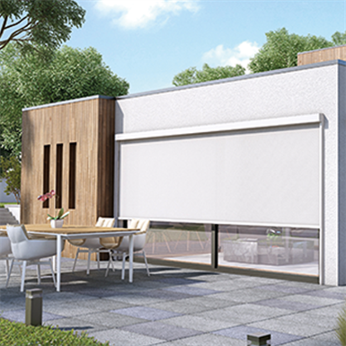 BIM objects - Free download! Facade Awning Solozip II | BIMobject