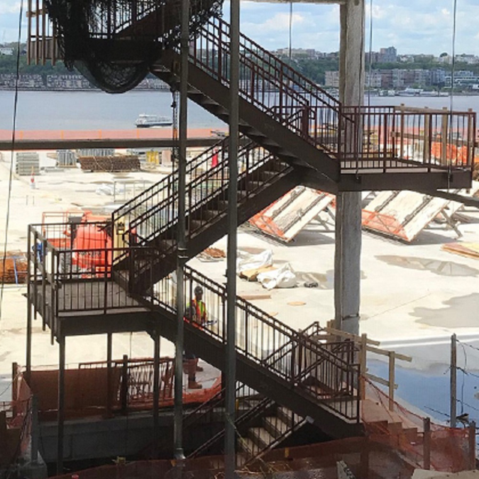 Objetos Bim - Download gratuito Commercial Steel Stair, Flat Plate ...