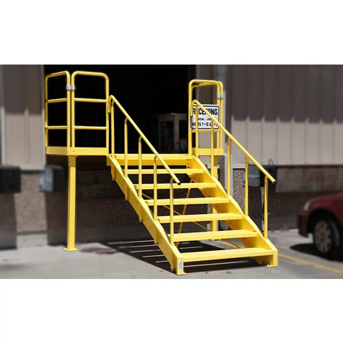 BIM objects - Free download! Bolted Access Stair, Models 01/02 | BIMobject