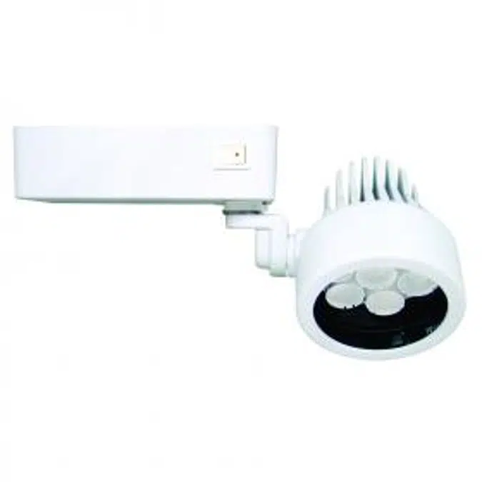 BIM objects - Free download! 27W Optica LED Track Fixture with ...