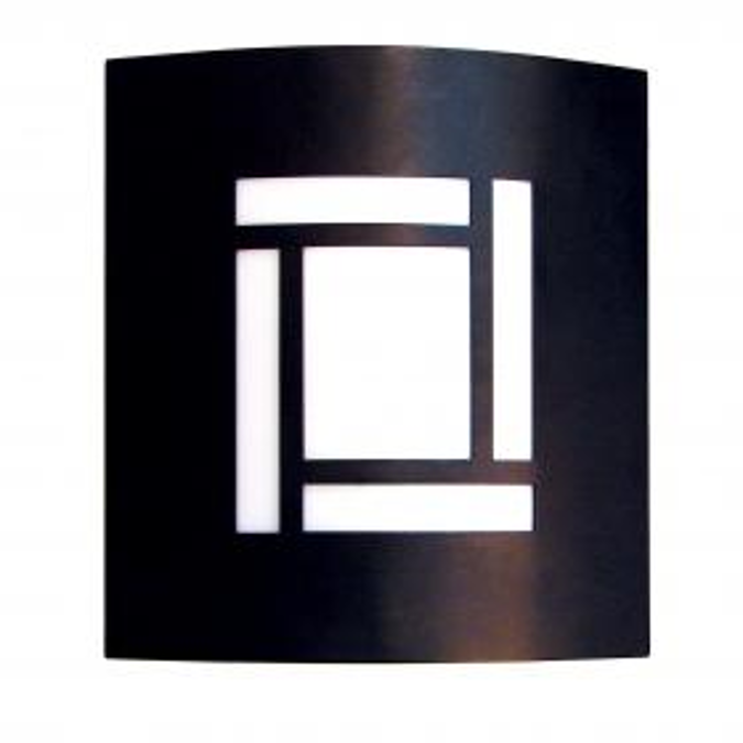 BIM objects - Free download! Decorative Metal Rectangular Curve Wall ...