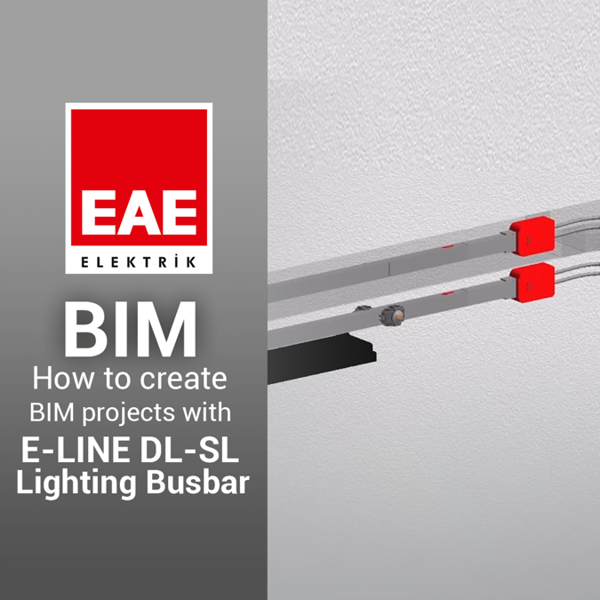 BIM objects - Free download! E-Line DL/SL Lighting Busbar Trunking ...