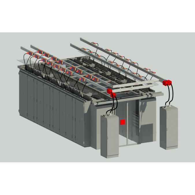BIM objects - Free download! KabinPLUS Data Center Cabinet | BIMobject