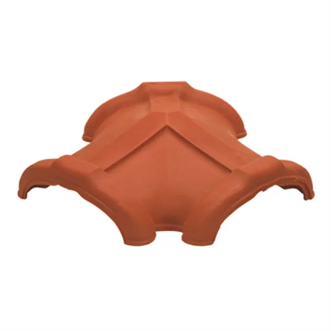 BIM objects - Free download! Q42 - 3 way ridge female with slope ...