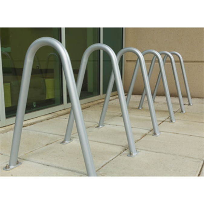 BIM objects - Free download! A- Frame Bike Rack 1" tubing | BIMobject