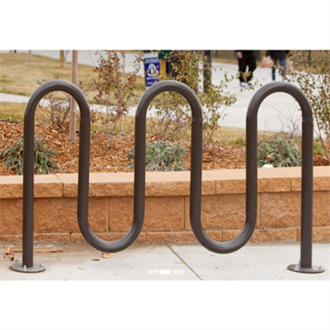BIM objects - Free download! Echo Bike Rack | BIMobject