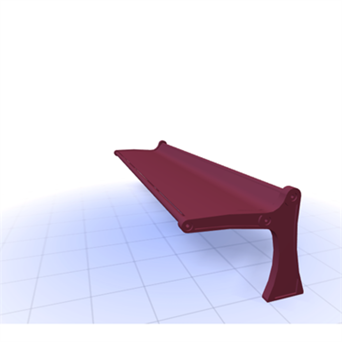 BIM objects - Free download! Canopy Backless 6ft | BIMobject