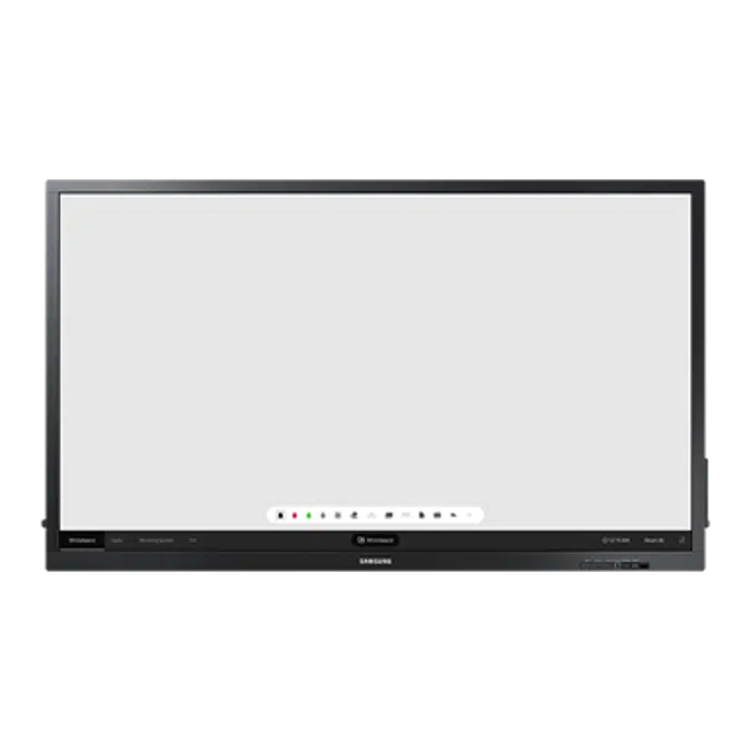 BIM objects - Free download! QB75N-W Interactive Signage Display ...