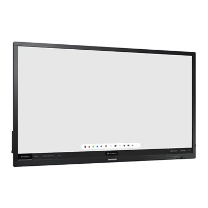 BIM objects - Free download! QB75N-W Interactive Signage Display ...