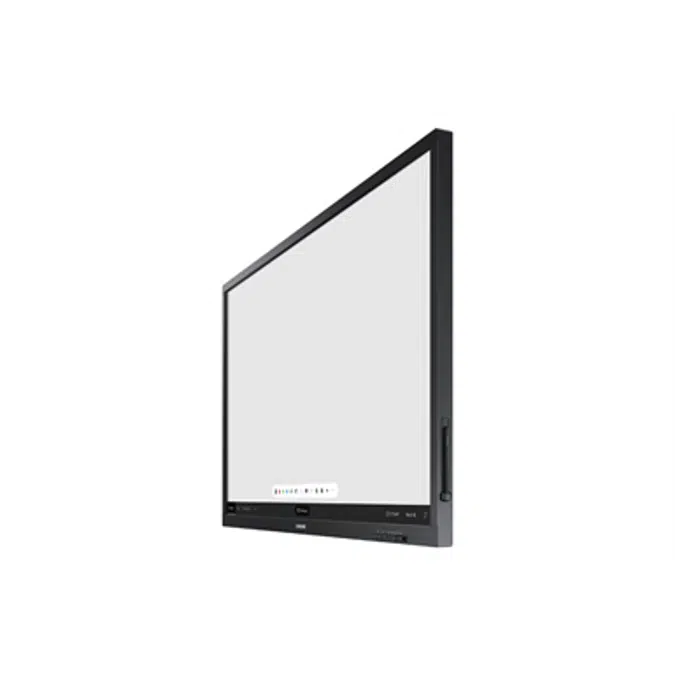 BIM objects - Free download! QB75N-W Interactive Signage Display ...