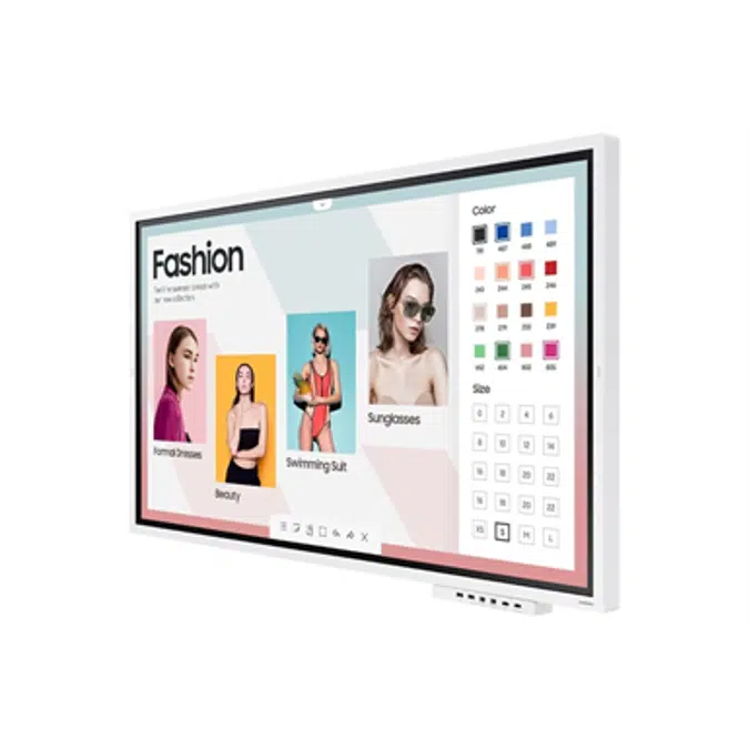 BIM objects - Free download! Samsung Flip 2 (WM65R) Interactive Signage ...