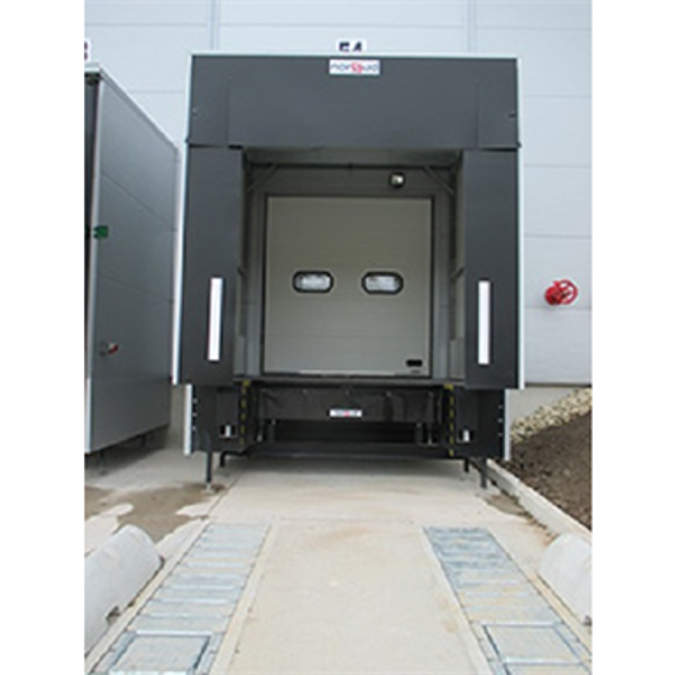 BIM objects - Free download! Docking Zone Shelter | BIMobject