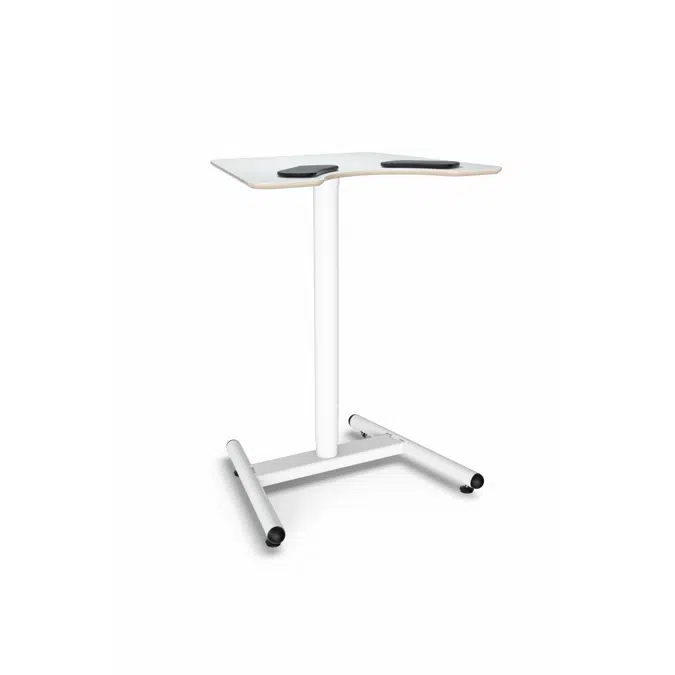 BIM objects - Free download! Salli Small Desk | BIMobject
