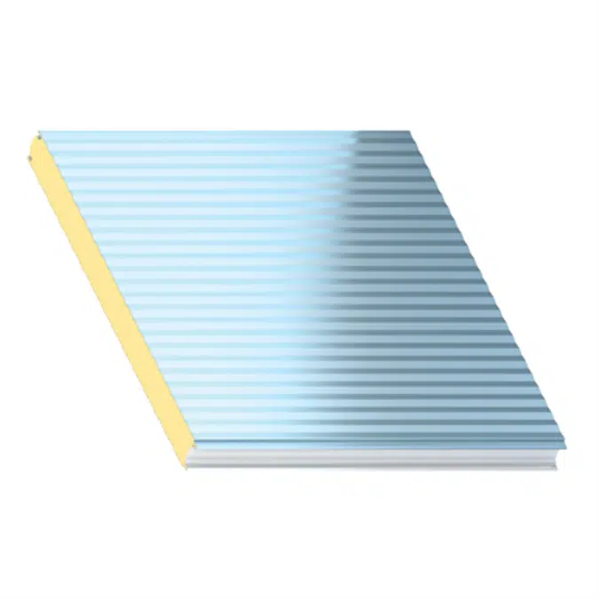 BIM objects - Free download! Bardage Micro-Rib MR avec isolant QuadCore ...