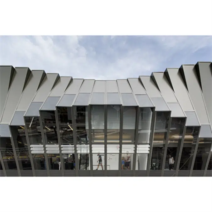 BIM objects - Free download! Bardage Evolution Recess avec isolant QuadCore | BIMobject