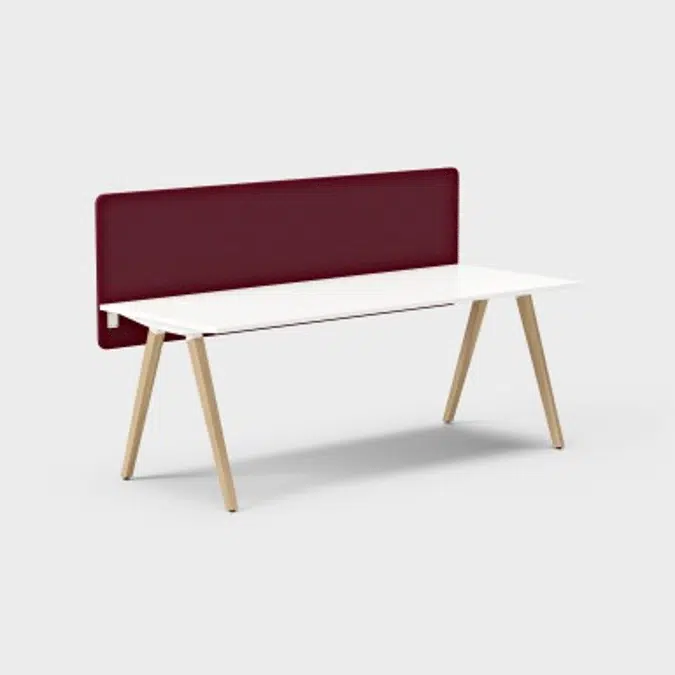 BIM objects - Free download! Vibe Desk Screen VLD200F | BIMobject