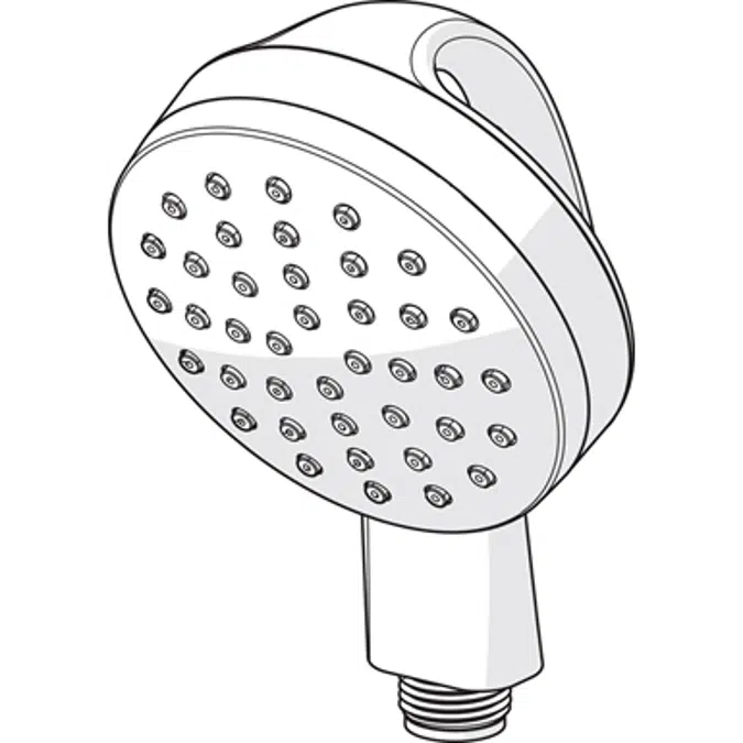 BIM objects - Free download! HANSAMEDIPRO Flex Hand shower 44280170 ...