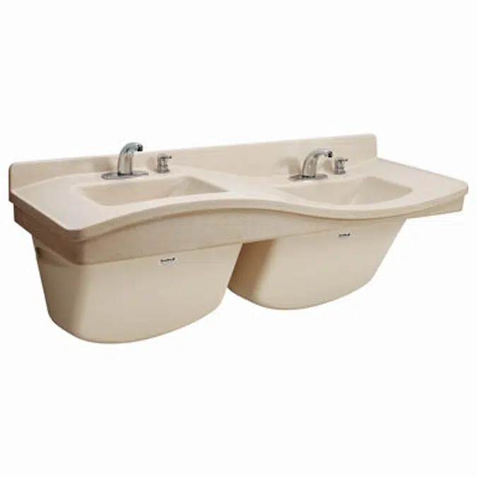 BIM objects - Free download! 2 station Frequency Lavatory System ...