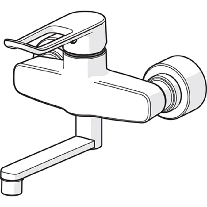 BIM objects - Free download! Oras Clinica Single lever washbasin faucet ...