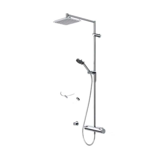 BIM objects - Free download! Oras Optima Shower system 7156 | BIMobject