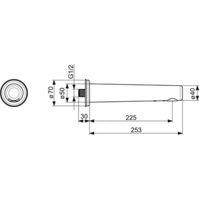 BIM objects - Free download! Oras Electra Washbasin faucet 6189 | BIMobject