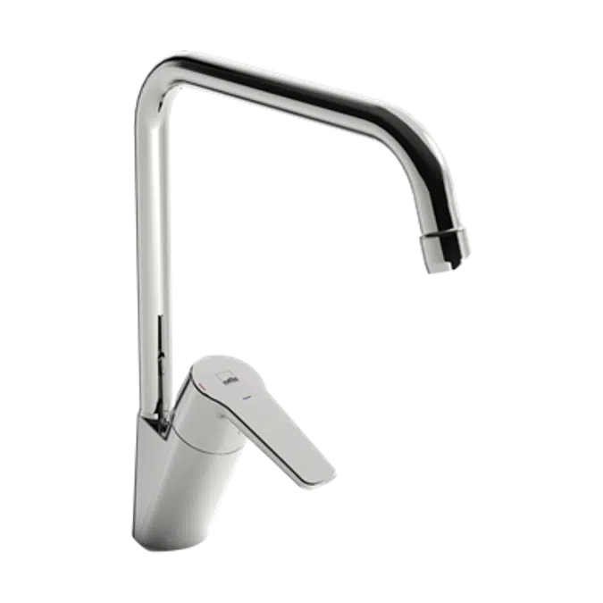 BIM objects - Free download! Oras Swea Single lever kitchen faucet ...