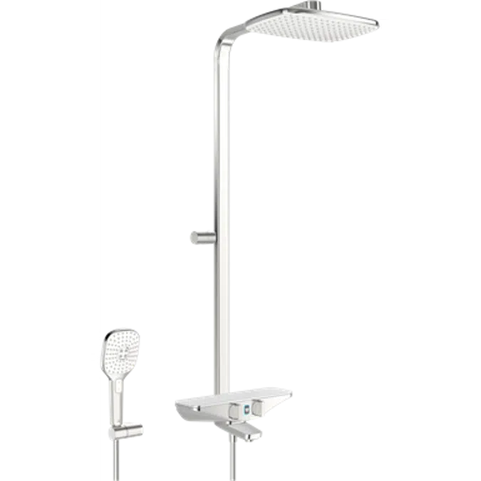 BIM objects - Free download! Oras Esteta Wellfit Shower system 7593U-11 ...