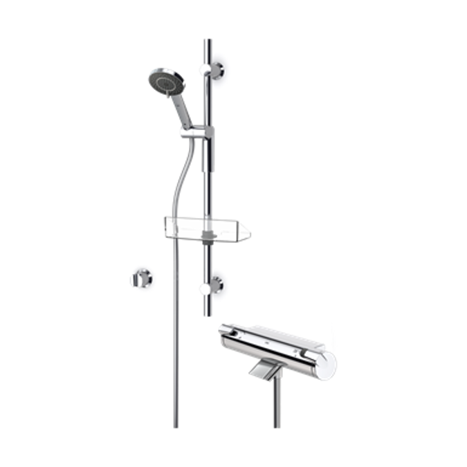 Objetos Bim - Download gratuito Oras Optima Bath and shower faucet with ...