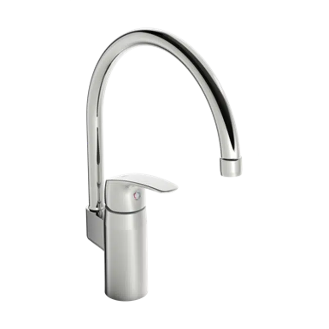 BIM objects - Free download! Oras Safira Single lever kitchen faucet ...