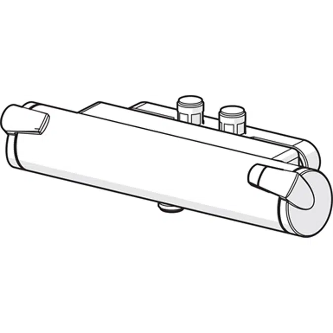 BIM objects - Free download! Oras Optima Shower faucet 7151 | BIMobject