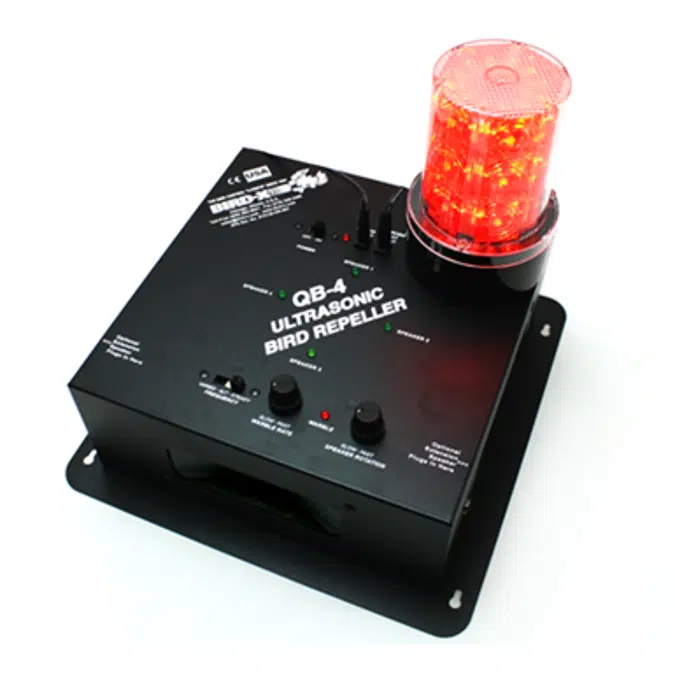 BIM objects - Free download! Super QuadBlaster QB-4 Bird Control Unit ...