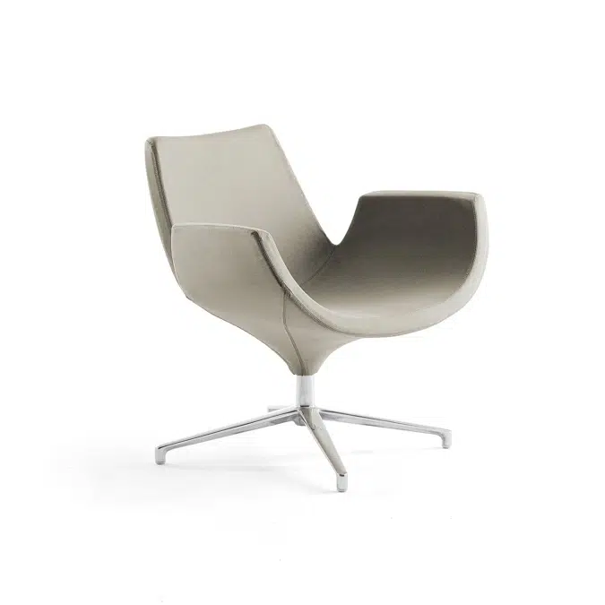 BIM objects - Free download! Lounge chair ENJOY Low back | BIMobject