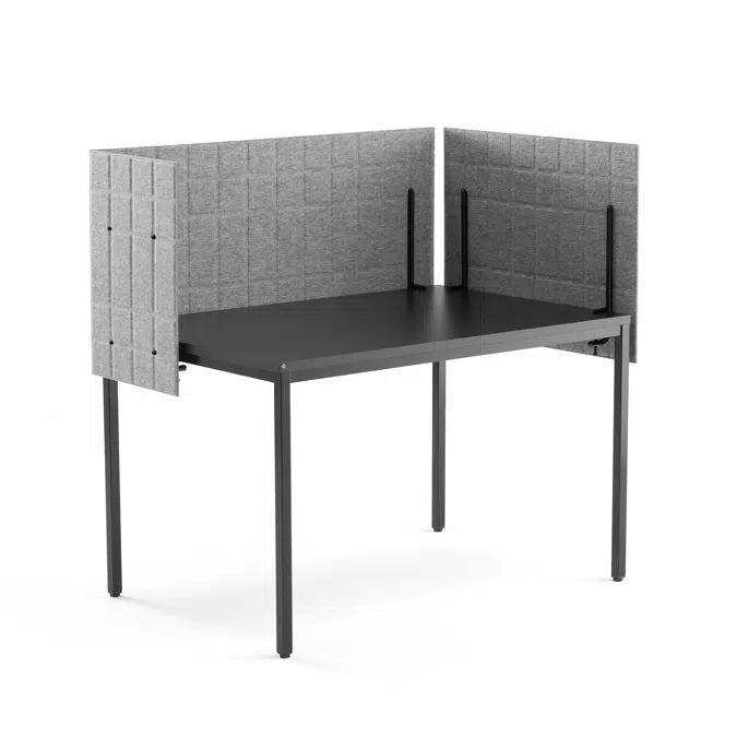 BIM objects - Free download! Desk screen SPLIT 1600x600mm | BIMobject