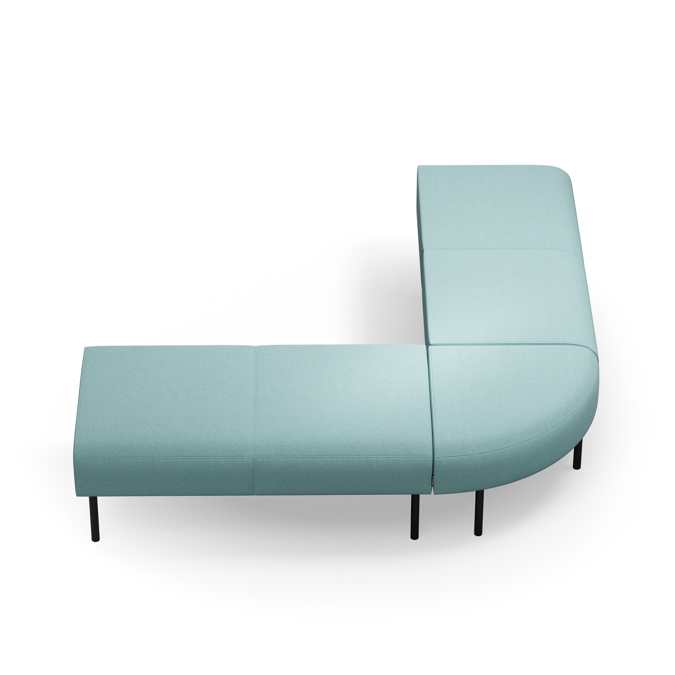 BIM objects - Free download! Modular sofa VARIETY bench 2 seater ...