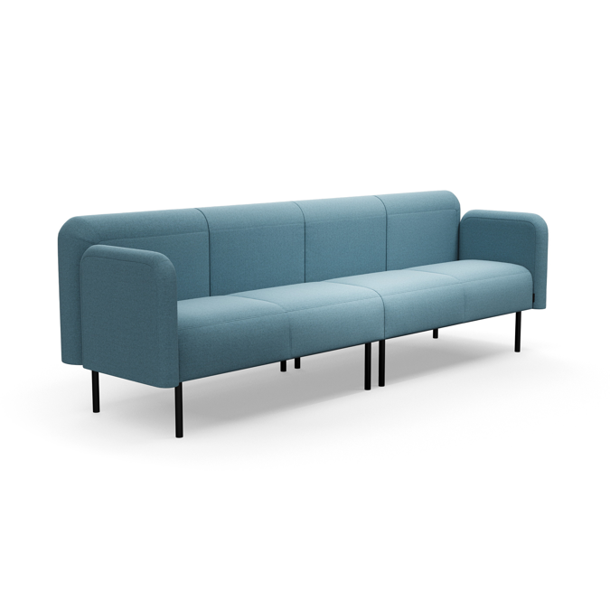 BIM objects - Free download! Modular sofa VARIETY 4 seated sofa | BIMobject