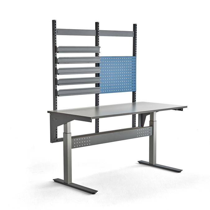 BIM objects - Free download! Height adjustable workbench VERVE with ...