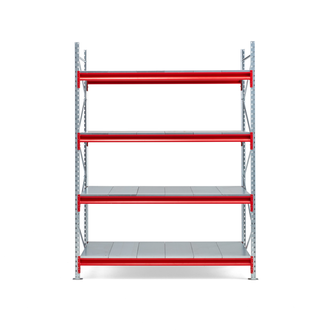BIM objects - Free download! Widespan shelving TOUGH 1800x2500x1000mm ...