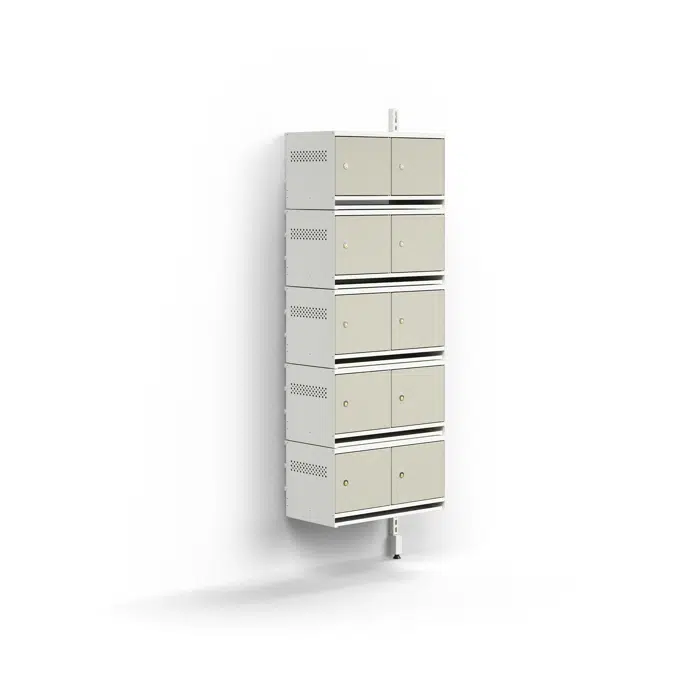 BIM objects - Free download! Shoe cabinet ENTRY, add-on unit, wall ...