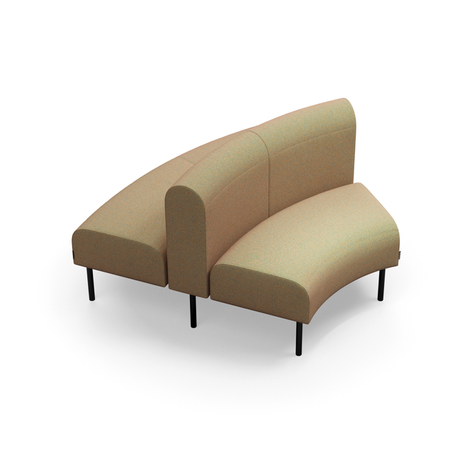 BIM objects - Free download! Modular sofa VARIETY 45 degree double ...