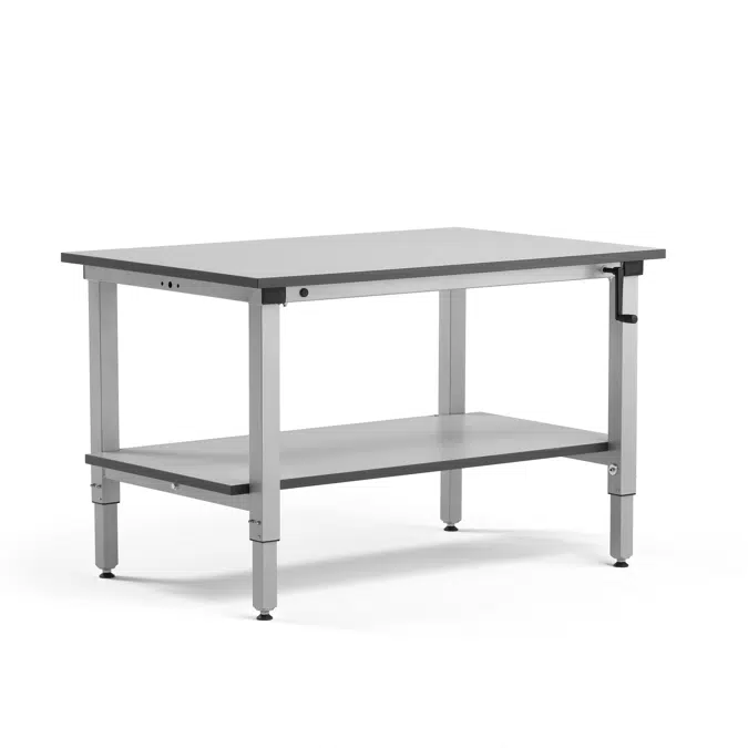 BIM objects - Free download! Height adjustable workbench MOTION ...